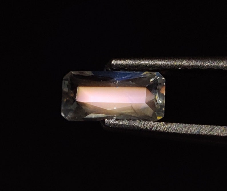 Rainbow Andesine : Pink Octagon Cut Gemstone, 0.56 Carat - Etsy