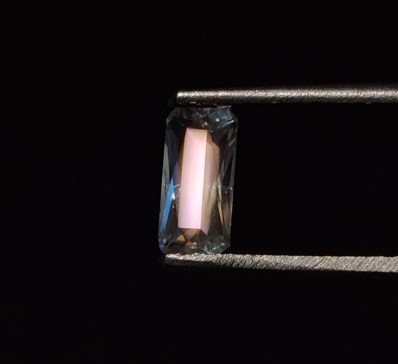 Rainbow Andesine : Pink Octagon Cut Gemstone, 0.56 Carat - Etsy