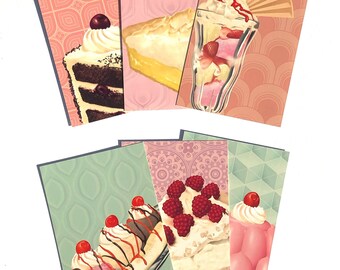 Cake Postcard - Etsy