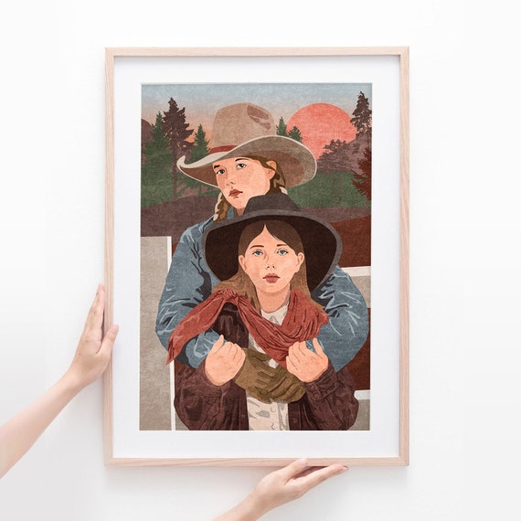 Boho Western Sisters Digital Wall Art Western Wall Decor - Etsy