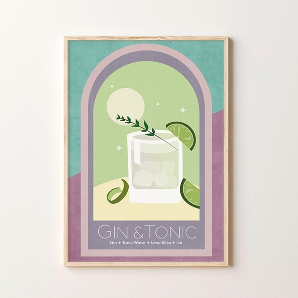 Gin Poster - Etsy