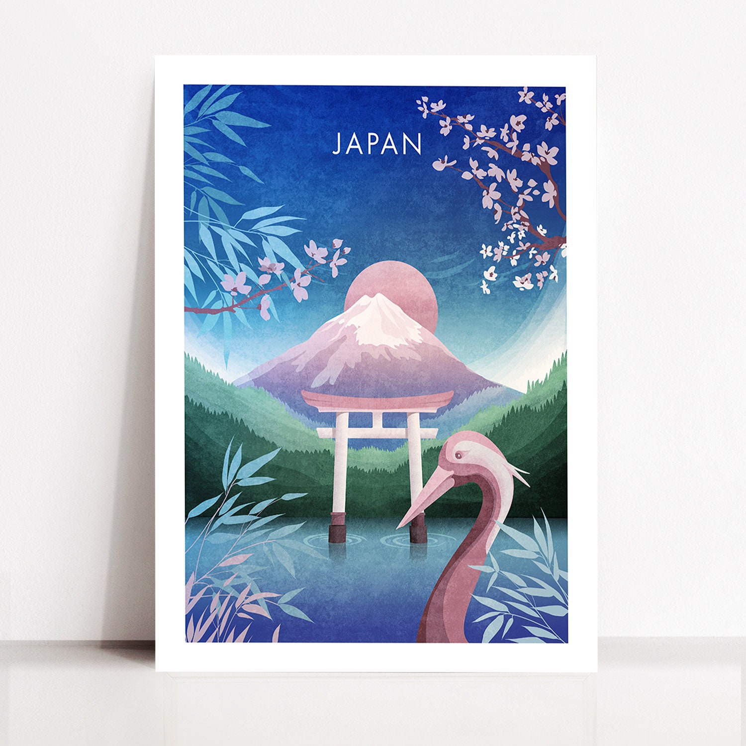 Set of 6 Travel Posters Illustration Wall Art Vintage | Etsy