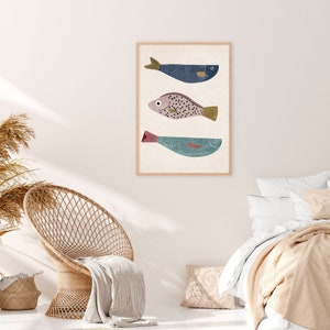 Ocean Life, Fish Digital Print, Nursery Decor, Baby Wall Art, Fish ...