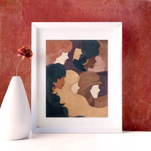 Feminist Wall Art Poster. Girls Power Print Art. Home Decor, Women ...
