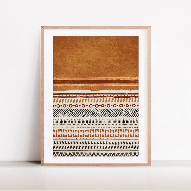 Organic Rug Pattern Abstract Art Print Set of 3 Living Room | Etsy