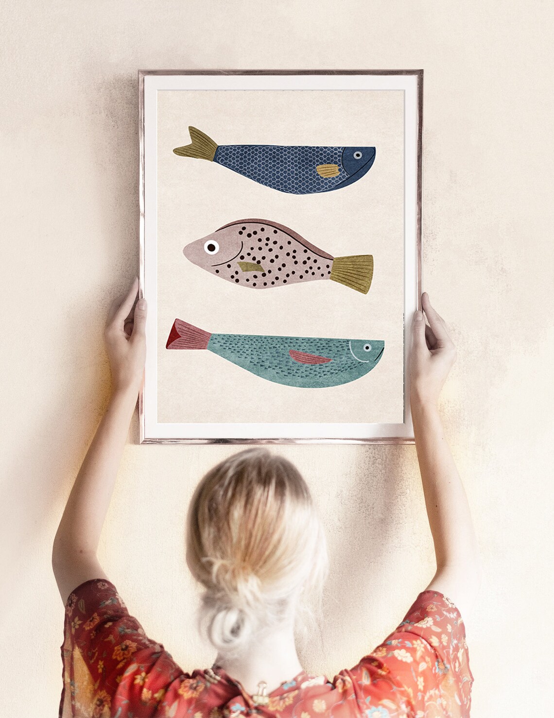 2 Set of Ocean Life, Fish Digital Print, Nursery Decor, Baby Wallart ...
