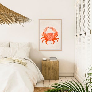 Set of 3 Prints,red Lobster, Crab, Seastar Watercolor Art, Nautical ...