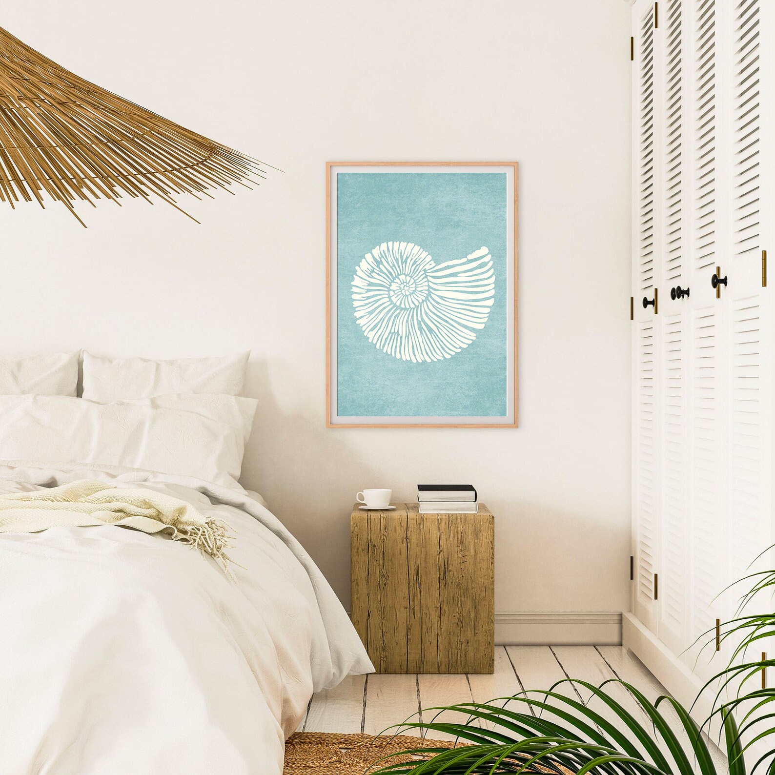 Watercolor Seashell Art Prints, Seashell Painting, Nautical Ocean Wall ...