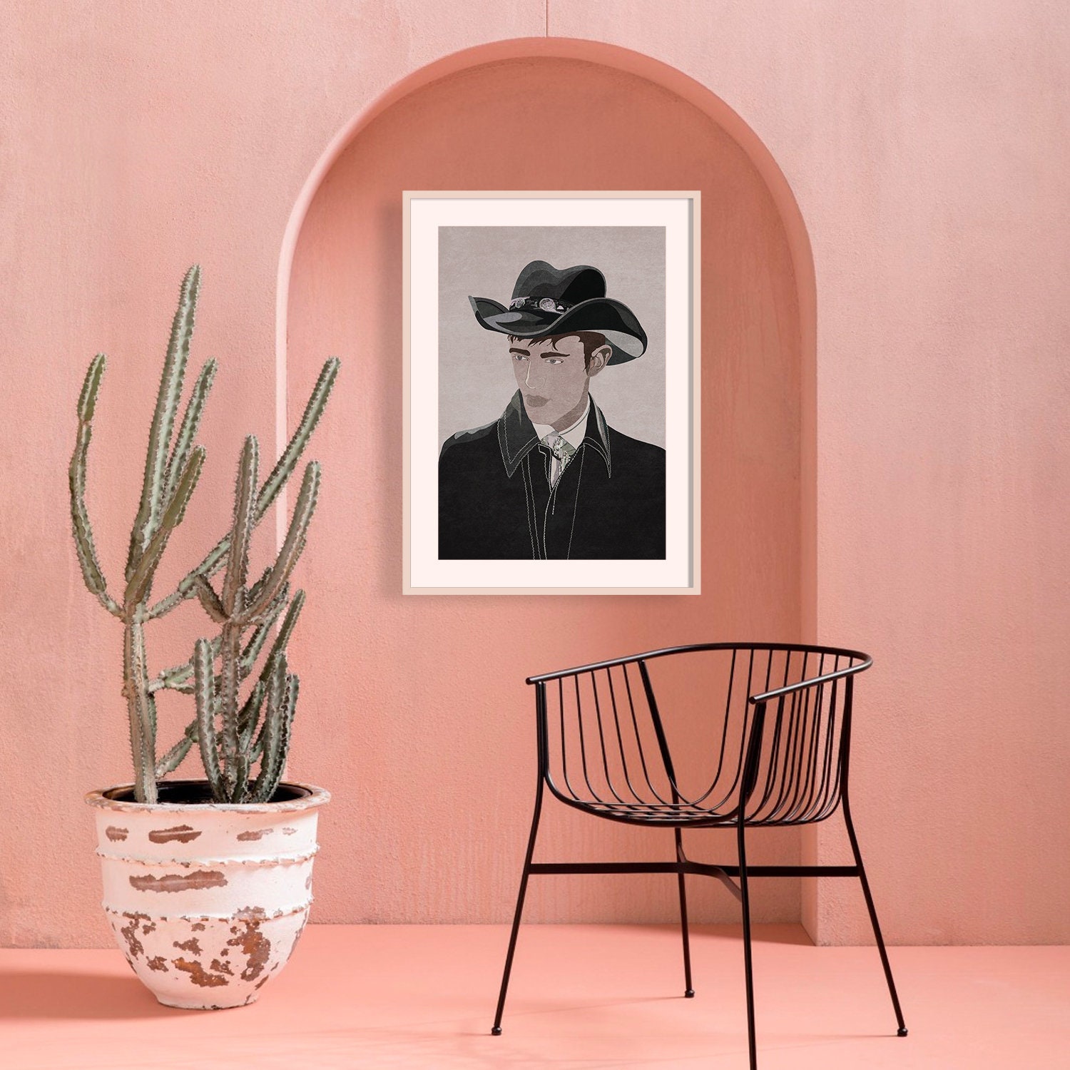 Set of 2 Cowboy and Boots Wall Art Western Wall Art | Etsy