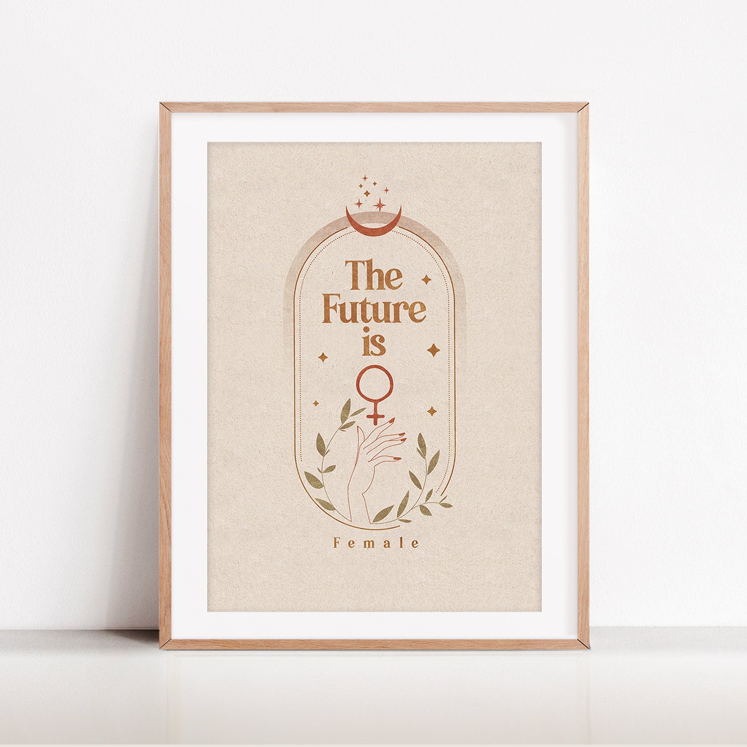 Inspirational Future is Female Feminist Poster Printable | Etsy