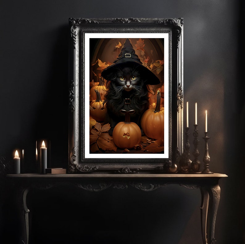 Halloween Digital Poster | Spooky Halloween Gallery Wall Set | Gothic ...