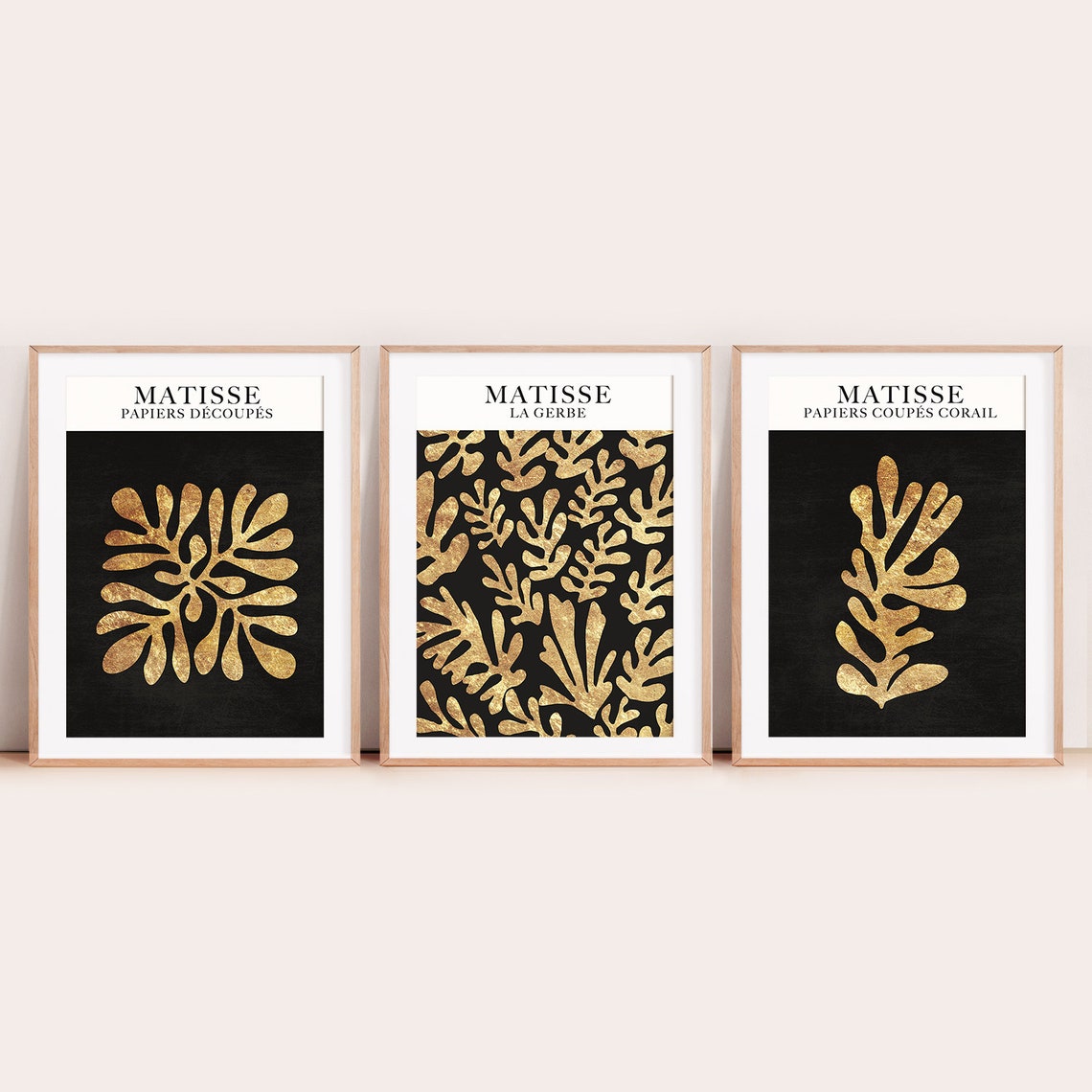 Set of 3 Matisse Poster, Matisse Art Print, Matisse Papiers Coupes ...