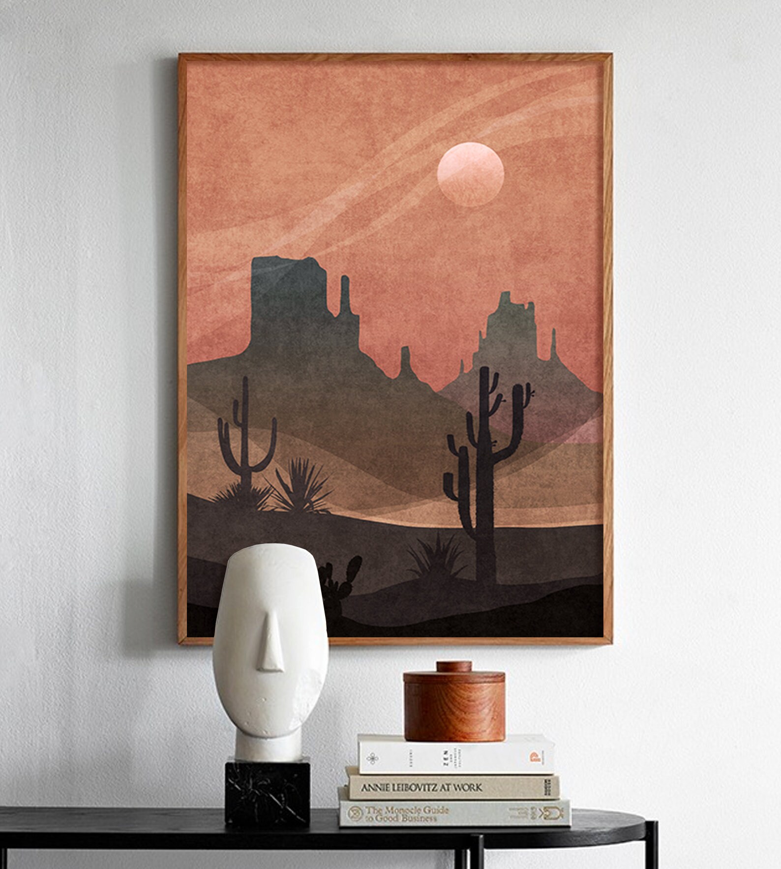 Western Sunset Wall Art Desert Wall Art Western Wall Art - Etsy
