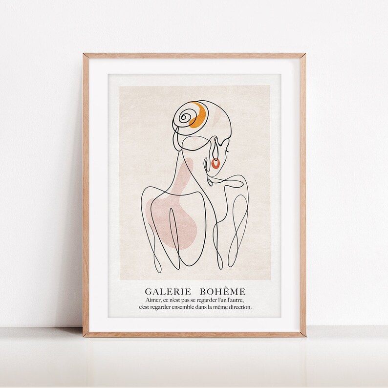 Aesthetic Modern Print Set Of 3 Female Nude Body Print Fine Etsy
