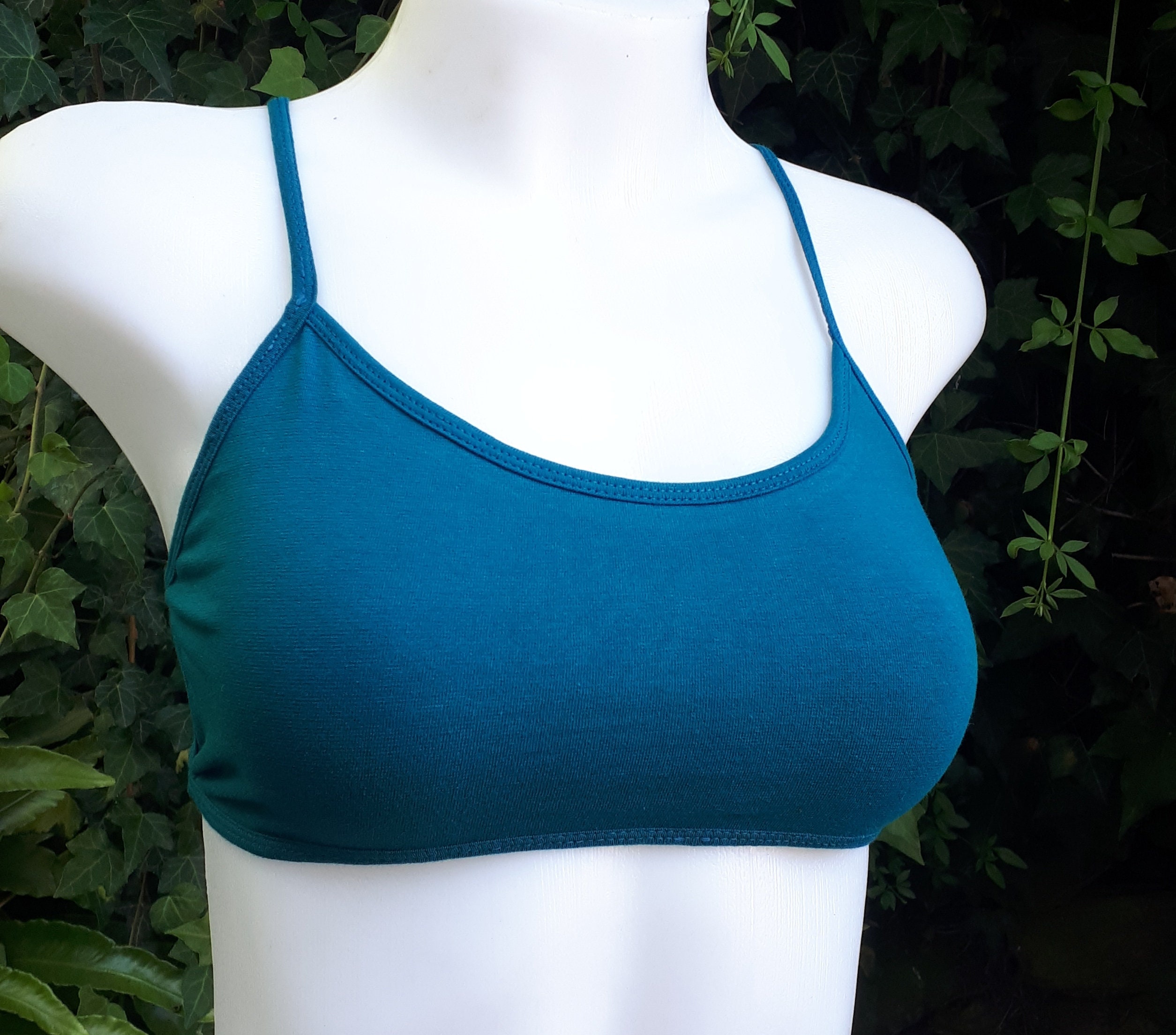 Stretch Cotton Bra, Plain Bralette, Fancy Bra, Yoga Bra, Star Back - Etsy