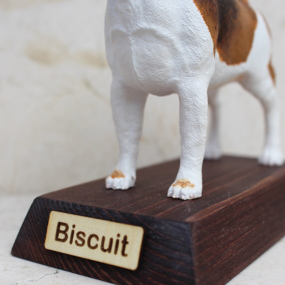 Hand-painted Custom Beagle Statue in Resin A Unique Work of - Etsy