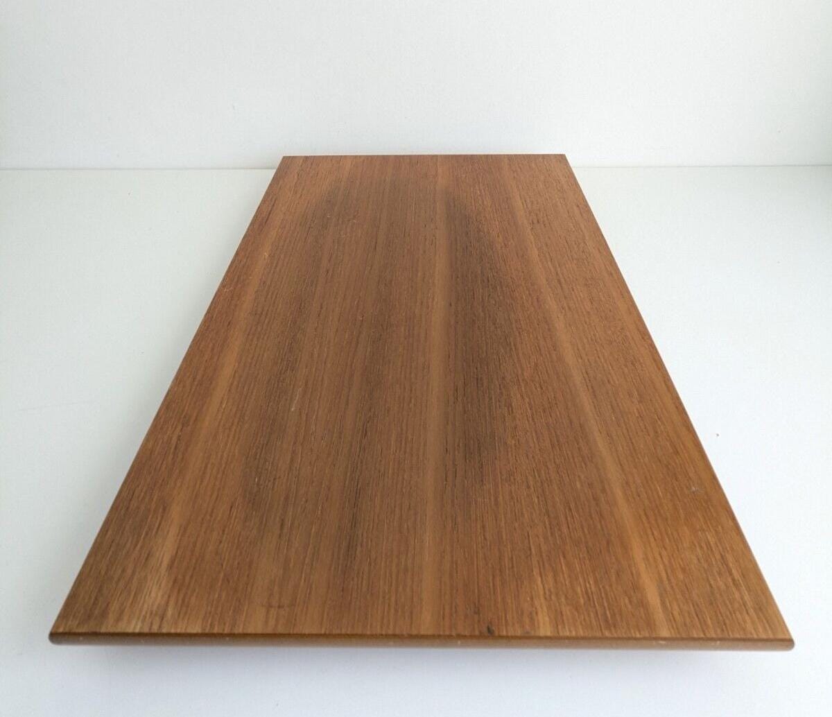 Vintage Lazy Susan Nathan the Master Craftsman Wooden Rectangle 30cm X ...