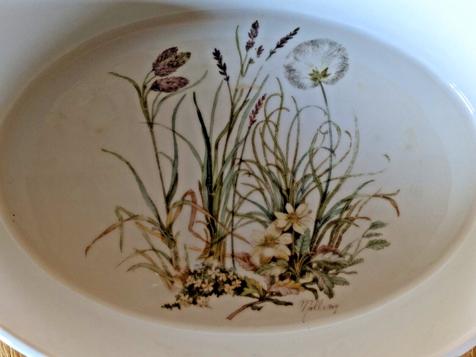 Vintage Pillivuyt Molling Porcelain Oval Serving Dish Spring - Etsy