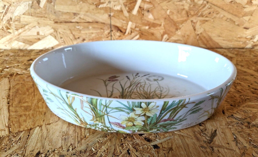 Vintage Pillivuyt Molling Porcelain Oval Serving Dish Spring - Etsy