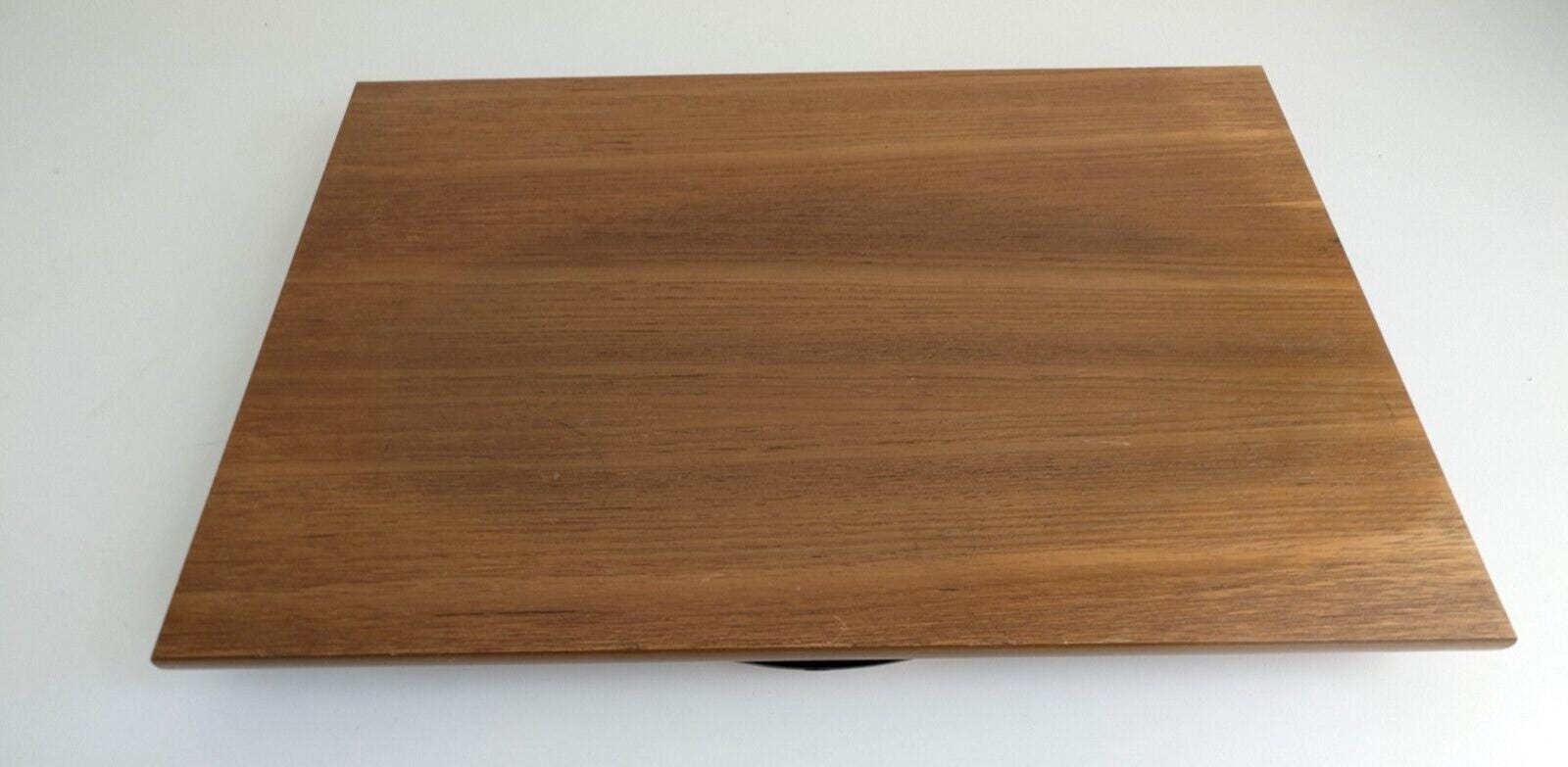 Vintage Lazy Susan Nathan the Master Craftsman Wooden Rectangle 30cm X ...