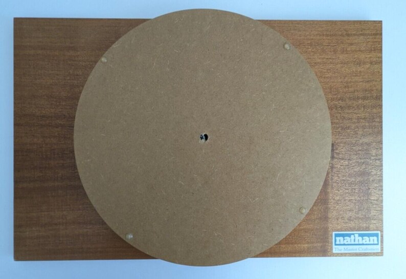 Vintage Lazy Susan Nathan the Master Craftsman Wooden Rectangle 30cm X ...