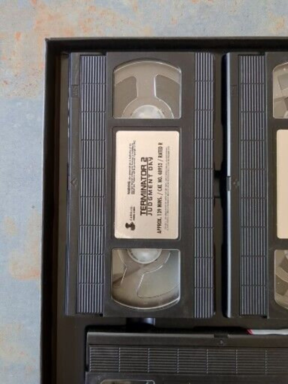 The Terminator Collection VHS Set 3 Box Limited Ed. Book Hologram Cover ...