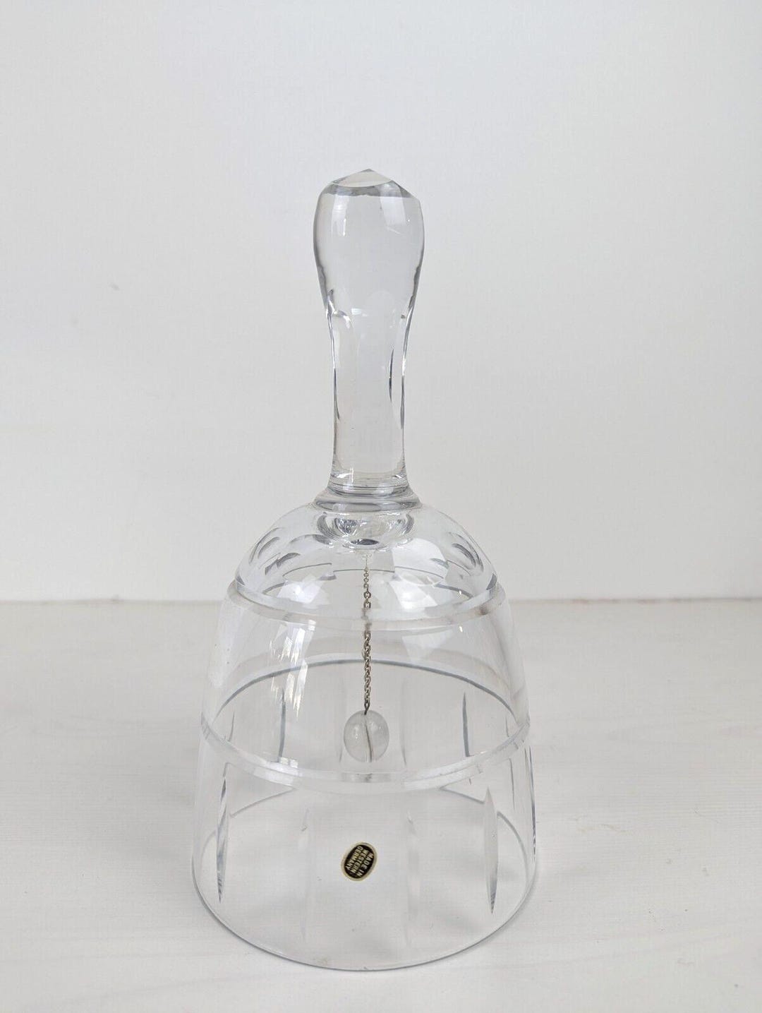 Vintage Large Crystal Bell Made in West Germany Modern Design Height 25 ...
