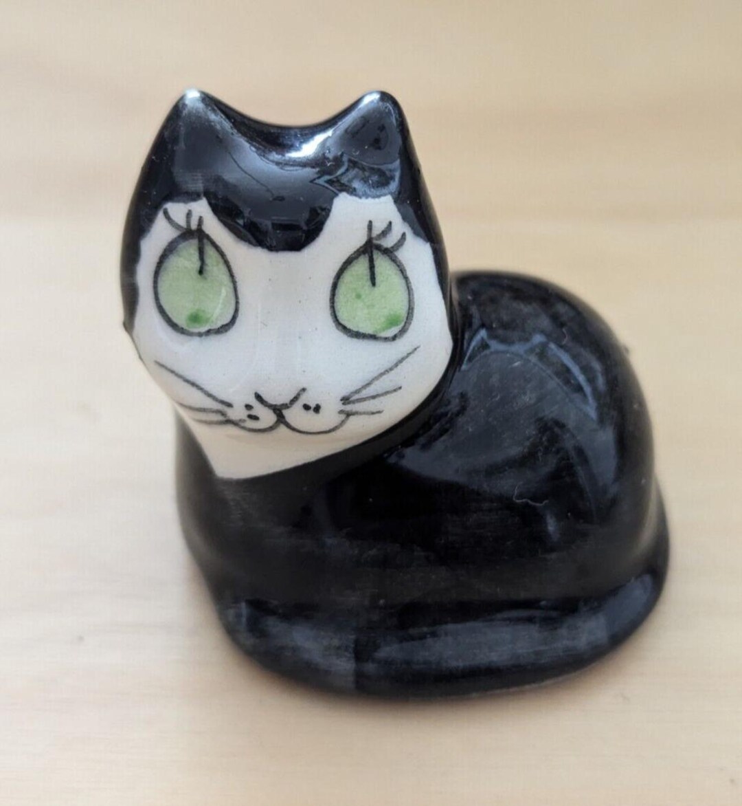 Vintage 70s Cat Figure 059 Studio Pottery Philip Laureston Babbacombe ...