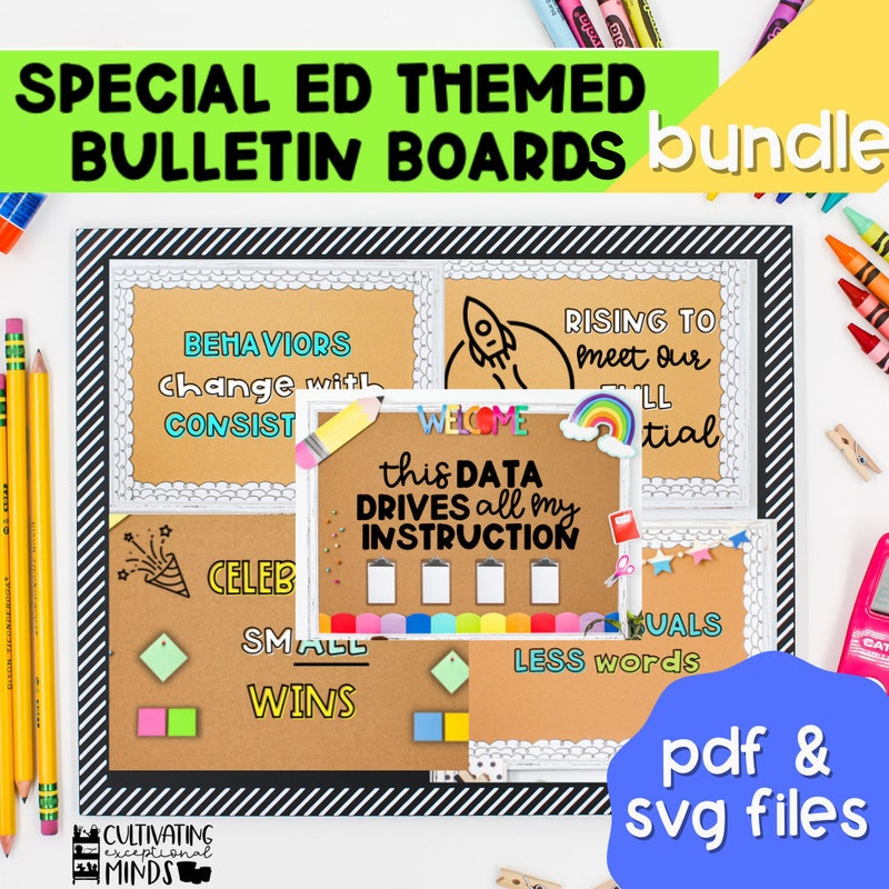 Bulletin Board Svg - Etsy