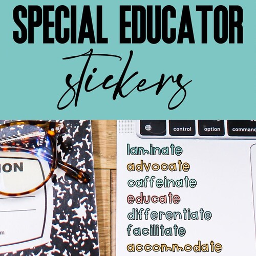 Accessible Educator Decals Special Education Sticker Sped - Etsy