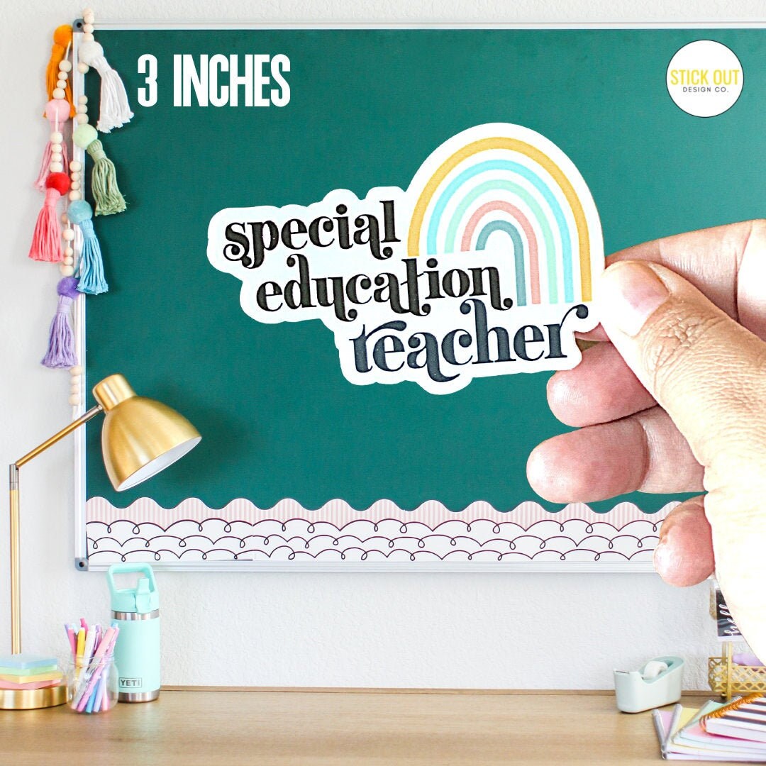 Special Education Teacher Sticker Special Ed Laptop Sticker | Etsy