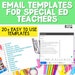 Special Education Teacher Email Templates Sped (Instant Download) - Etsy