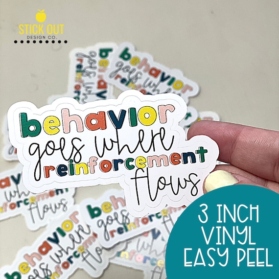 Behavior Sticker BCBA Special Ed Ideas Special Education | Etsy