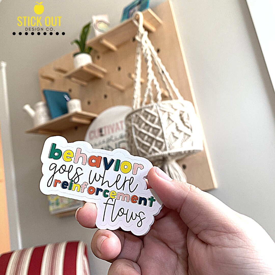 Behavior Sticker BCBA Special Ed Ideas Special Education - Etsy