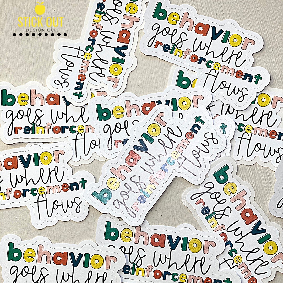 Behavior Sticker BCBA Special Ed Ideas Special Education - Etsy