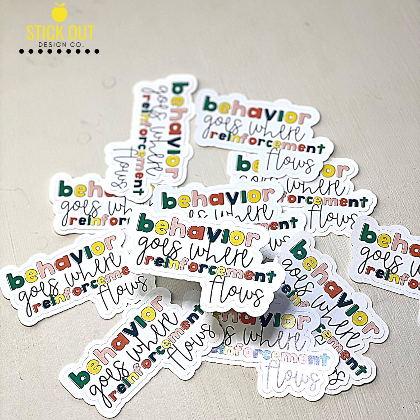 Behavior Sticker BCBA Special Ed Ideas Special Education - Etsy