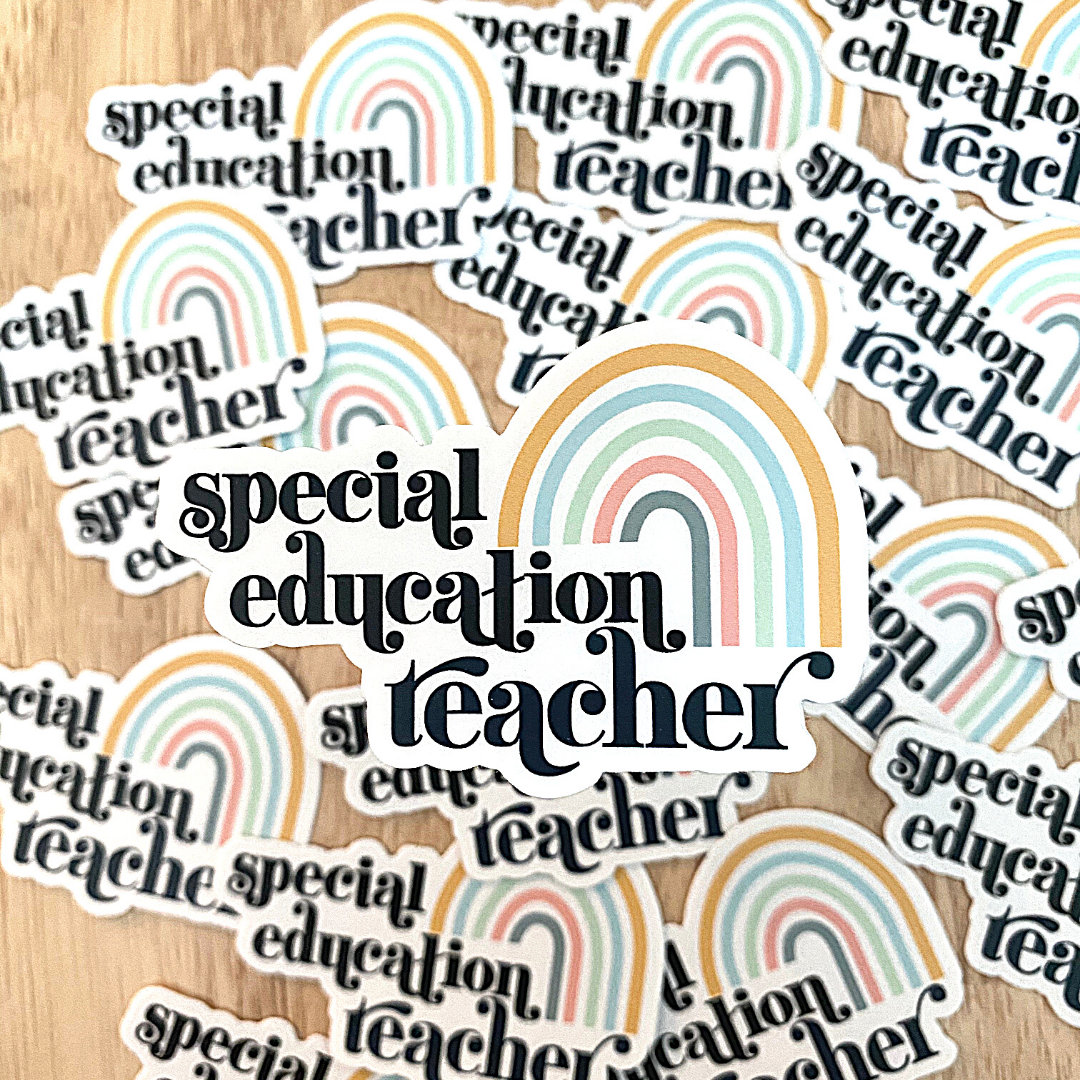Special Education Teacher Sticker Special Ed Laptop Sticker | Etsy