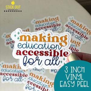 Accessible Educator Decals | Special Education Sticker | Sped Sticker ...