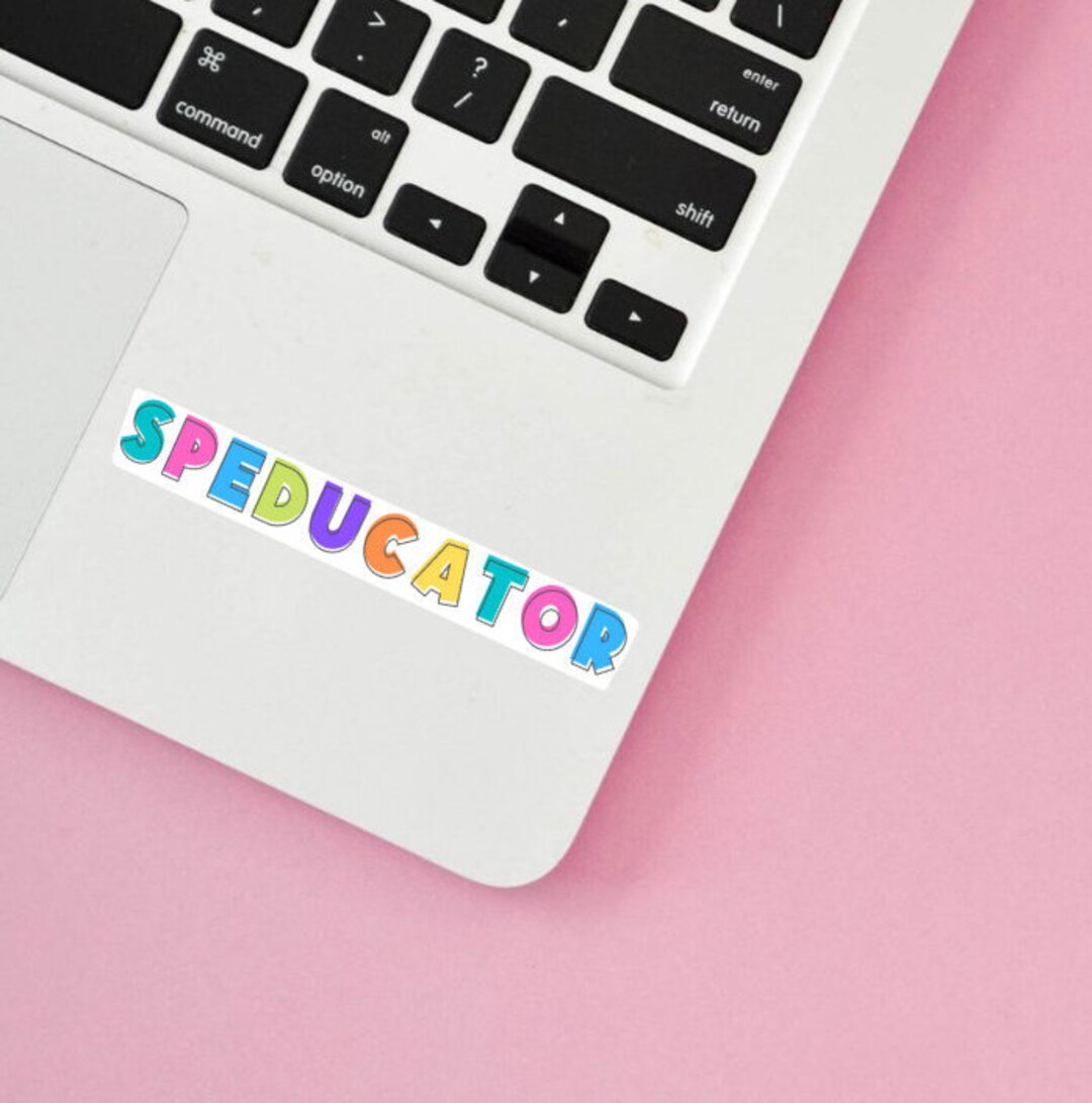 Speducator Sticker – Special Education Teacher Vinyl Sticker, SPED Gift ...