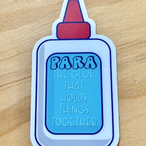 Paraprofessional Sticker Para Educator Sticker Special Education ...