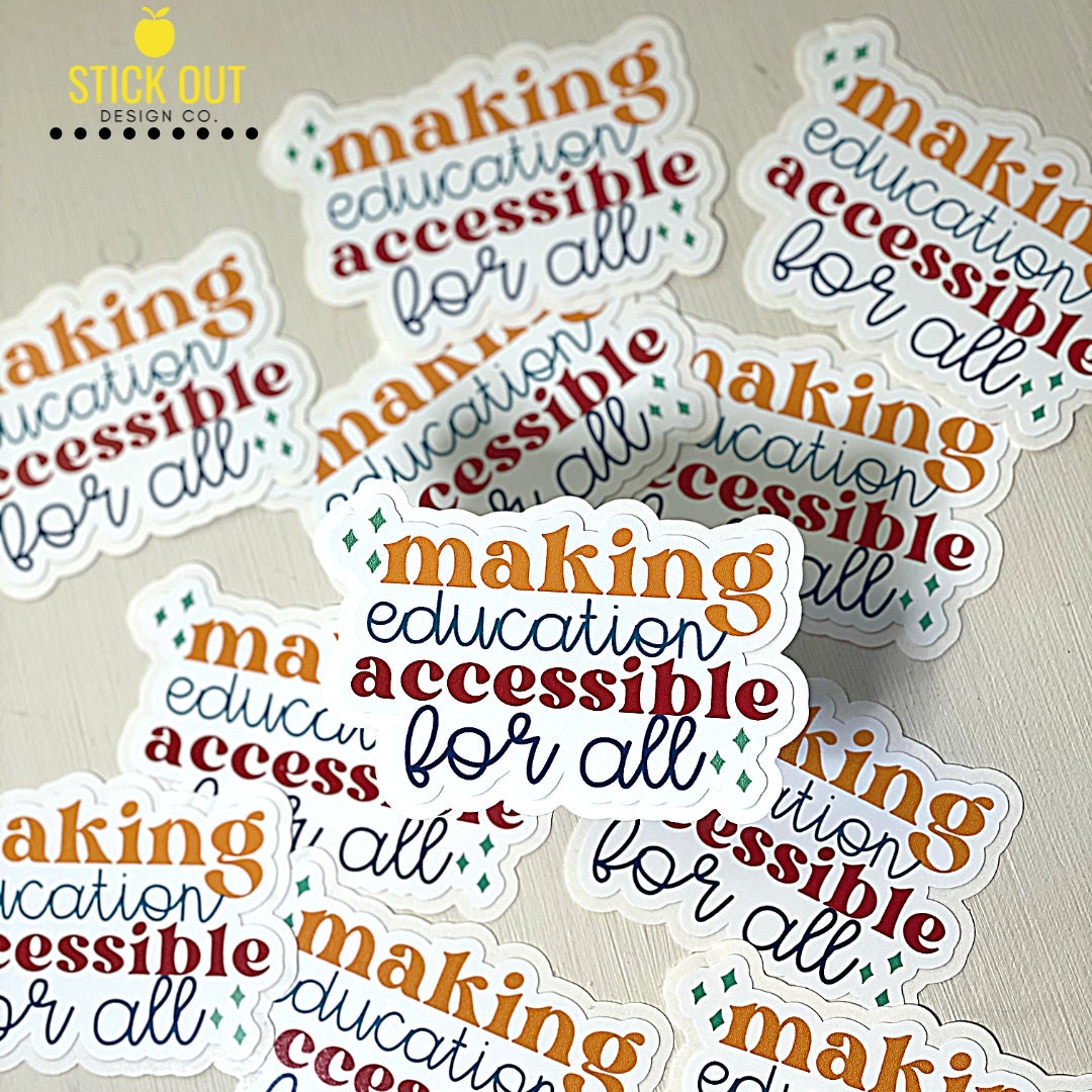 Accessible Educator Decals Special Education Sticker Sped - Etsy