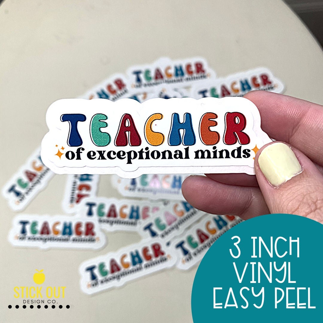 Teacher of Exceptional Minds Decals | Special Education Sticker | Sped ...