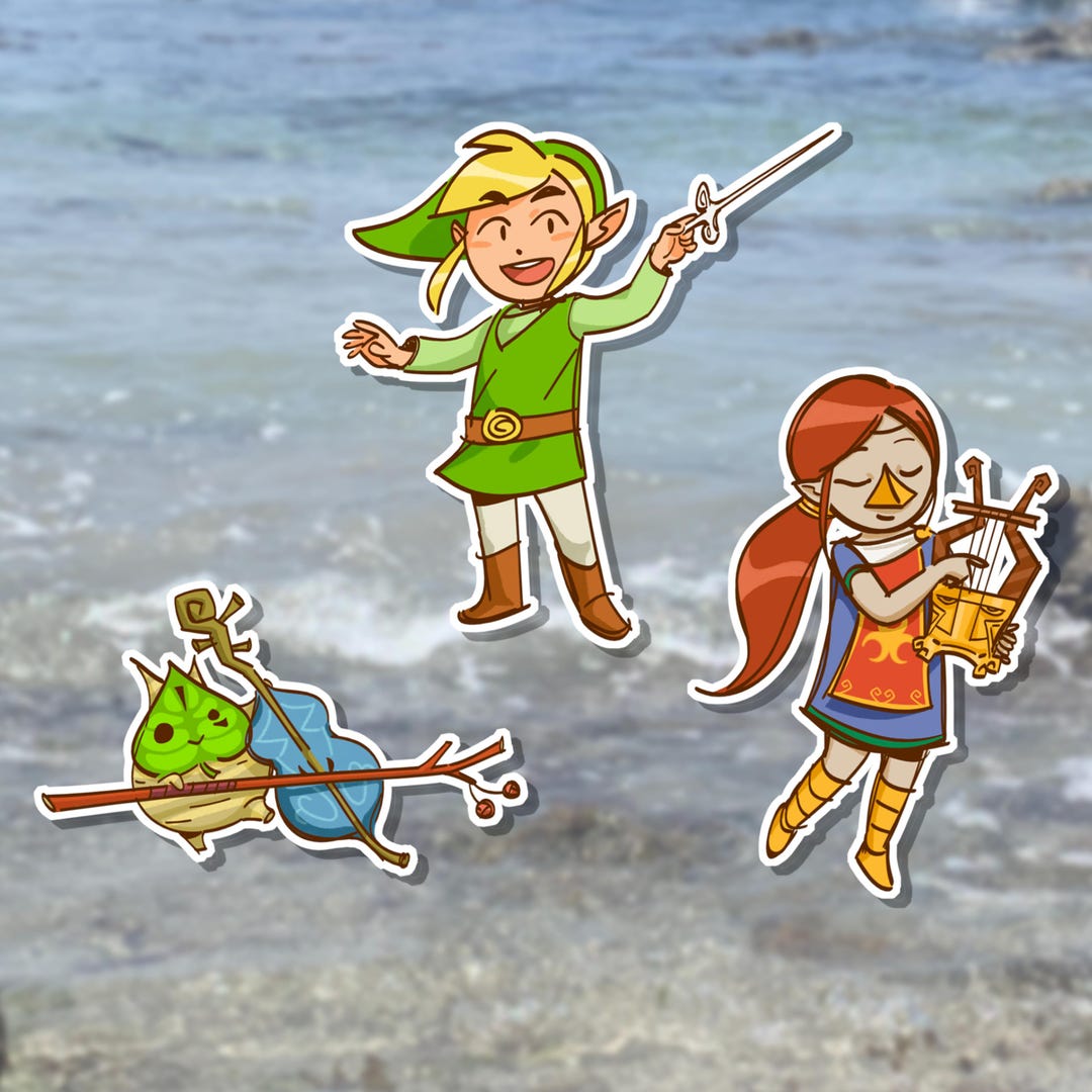 Wind Waker Stickers - Etsy