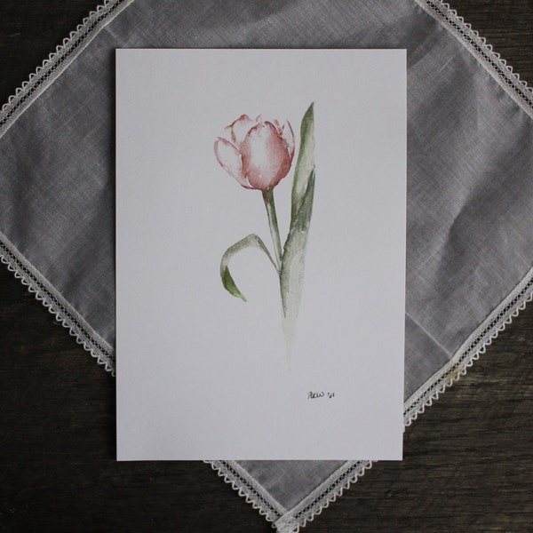 Tulip Print - Etsy
