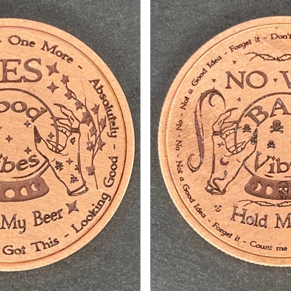 Decision Coin - Etsy