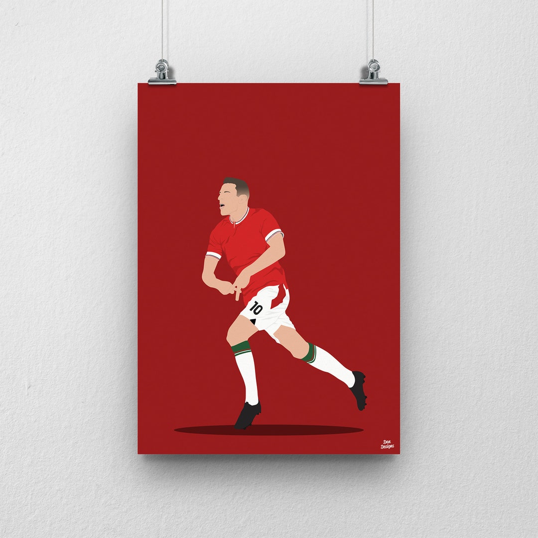 Paul Mullin Poster - Wrexham Football Soccer Poster - Etsy