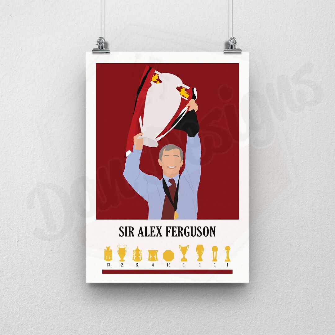 Alex Ferguson Poster Football Poster Designs - Etsy