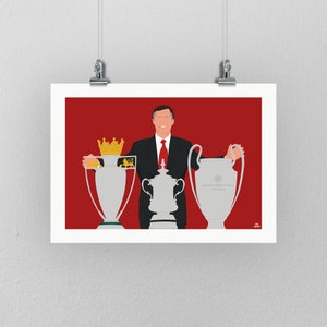Alex Ferguson Poster - Football Poster Designs!! - Etsy