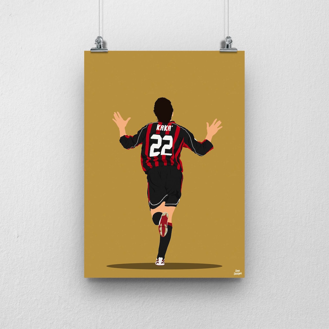 Kaka Poster - AC Milan Football Poster Designs!! - Etsy