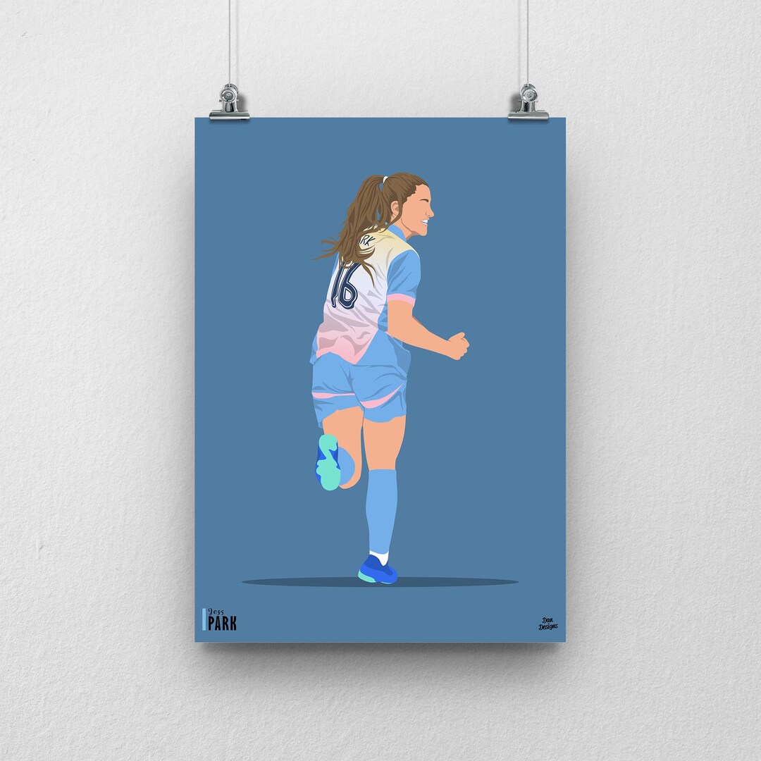 Jess Park Print - Man City Womens Football Poster - Etsy
